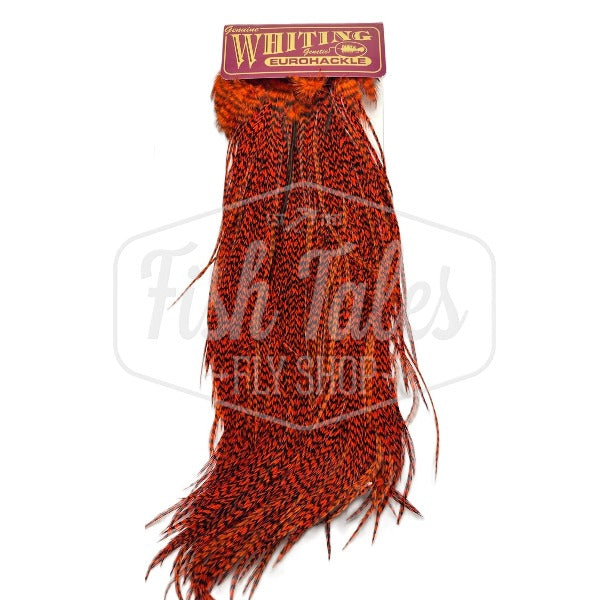 Whiting Farms Euro Hackle Full Saddle | Fly Tying Dry Fly Feathers ...