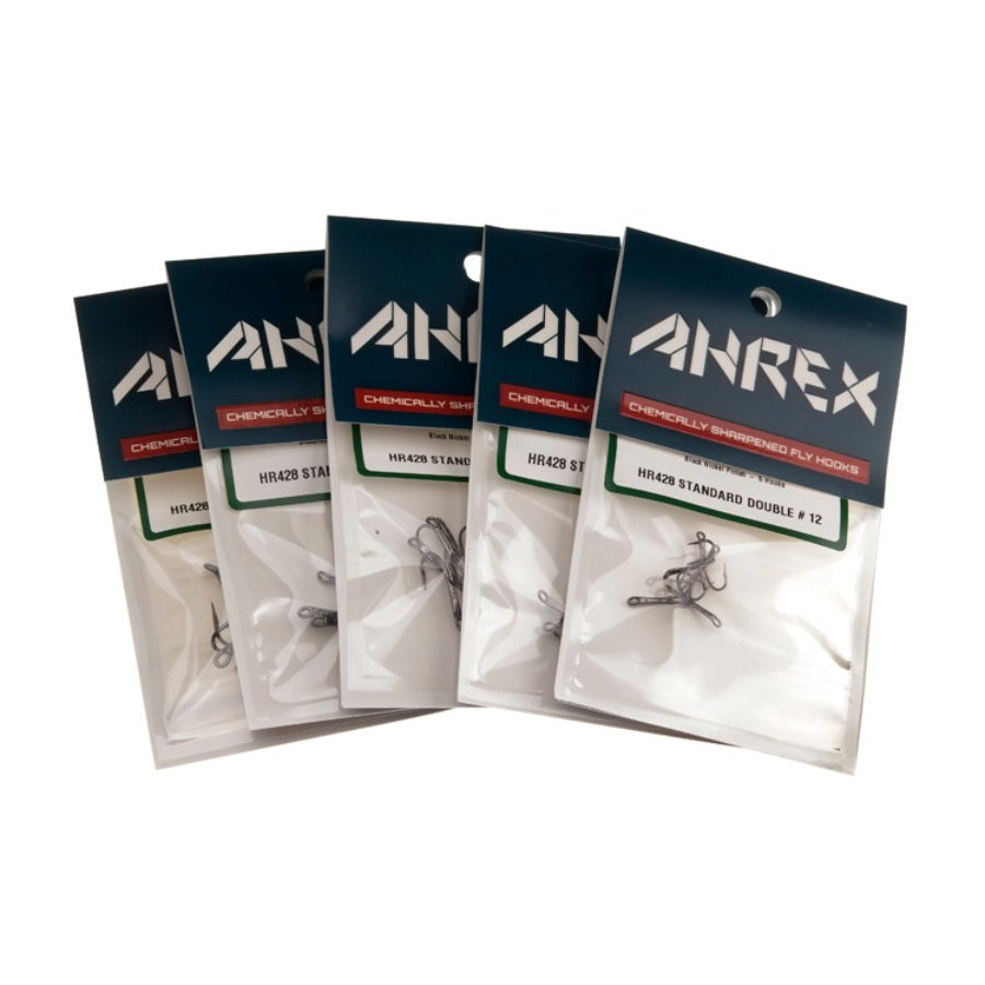 Ahrex HR428 Home Run Tying Double Hook | Specialty Fly Tying Hooks ...