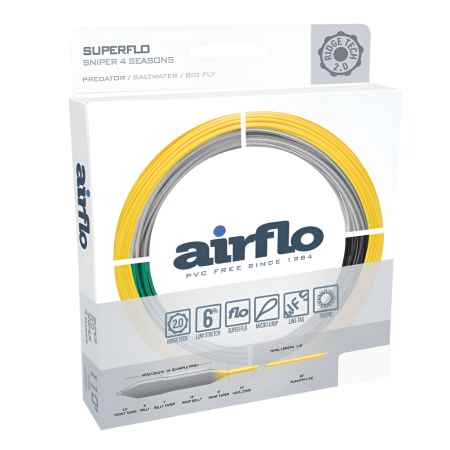 Airflo Ridge 2.0 Sniper 4 Seasons Sink Tip Fly Line | Freshwater Lines ...