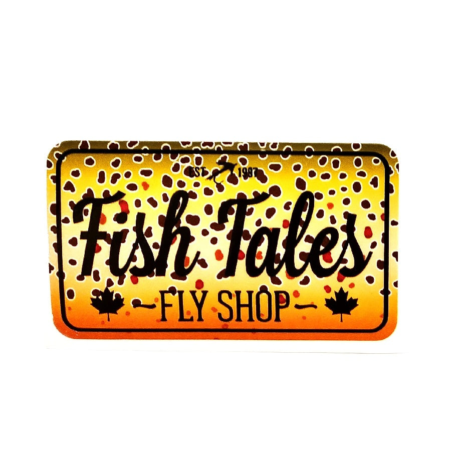 Fish Tales Trout Skin Logo Decal | Fly Fishing Stickers – Fish Tales ...