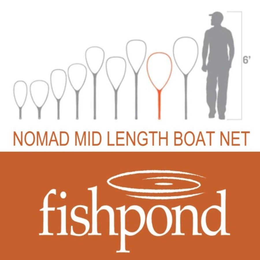 Fishpond Nomad Mid Length Boat Net | Fly Fishing Boat and Hand Nets ...