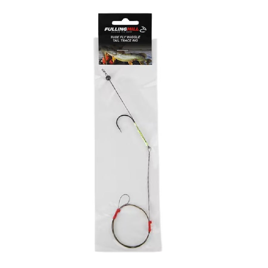 Fulling Mill Tube Fly Wiggle Tail Trace Rig | Wire Pike Leaders – Fish ...