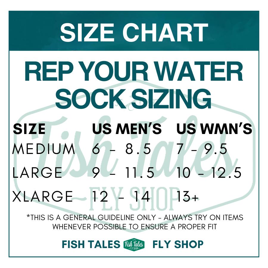 Rep Your Water Big Trutta Merino Blend Socks | Fly Fishing Socks – Fish ...