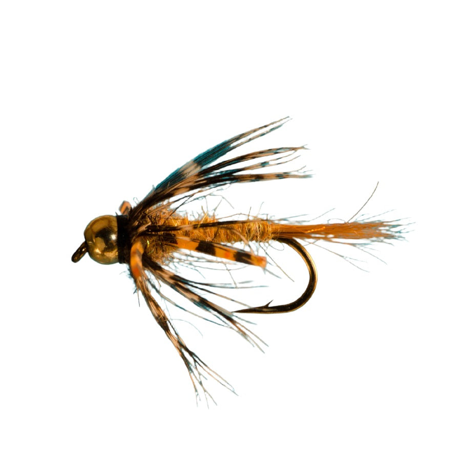 SB Flies Bead Head Rubber Leg Squirrel Nymph | Freshwater Trout Flies ...