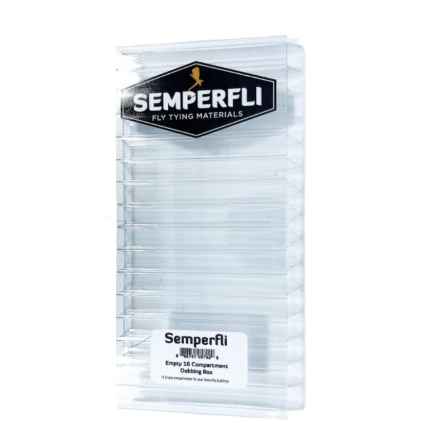 Semperfli Clear Empty Dubbing Box | Fly Tying Storage – Fish Tales Fly Shop
