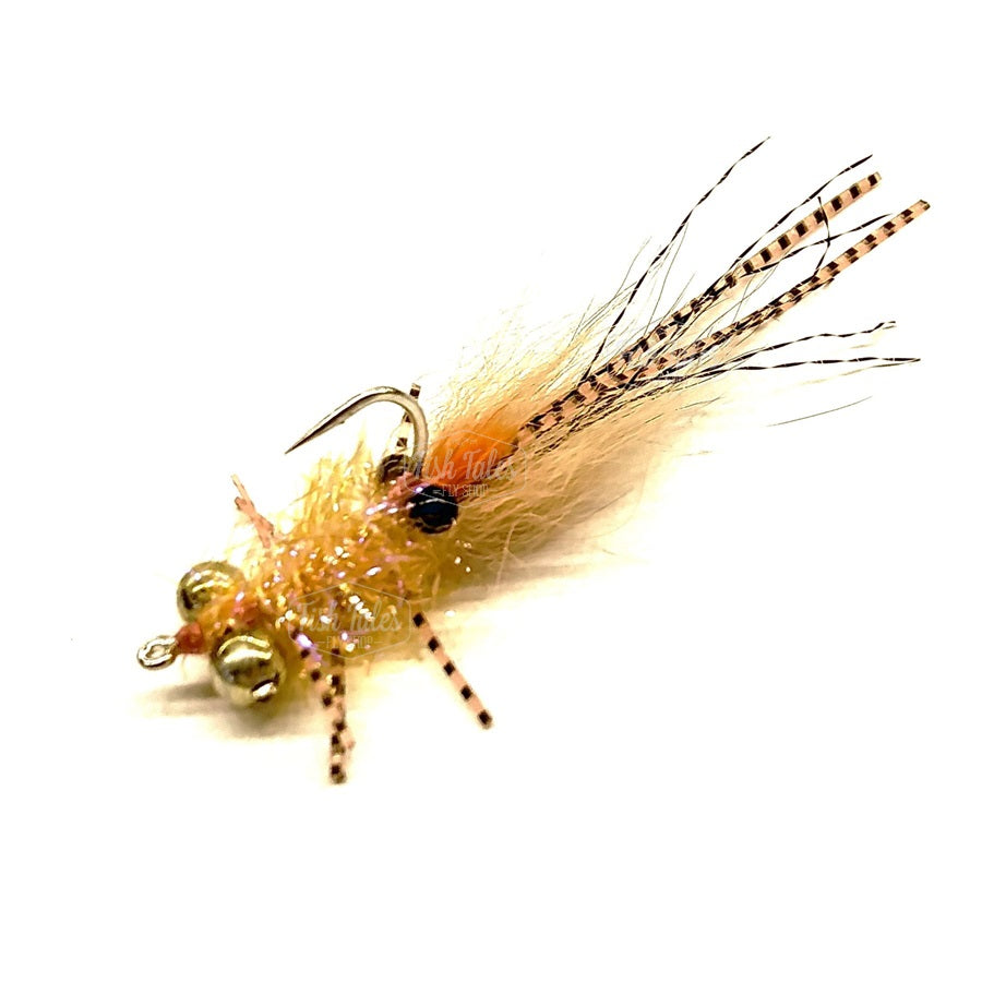 Solitude Flies Pimp Shrimp Saltwater Flats Fly | Light Bonefish Flies ...