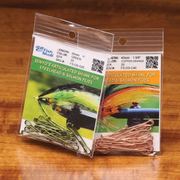 Fish Skull Senyo's Articulated Intruder Shank | Steelhead Fly Tying ...