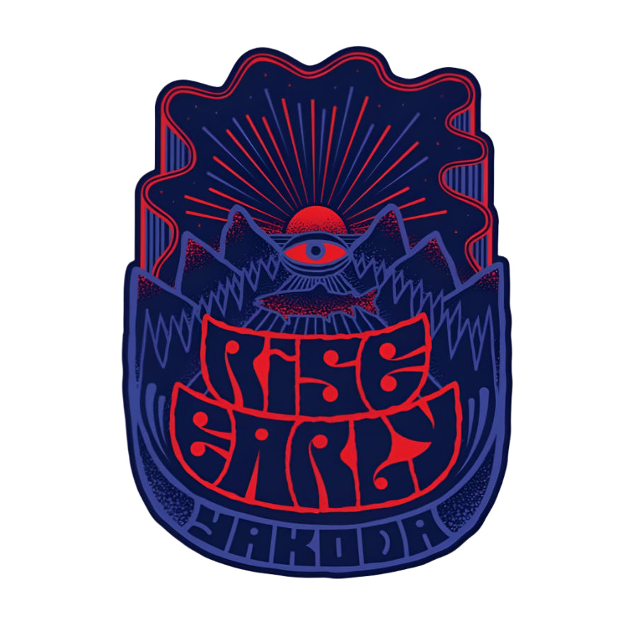 Yakoda Red Eye Sticker | Fly Fishing Decals – Fish Tales Fly Shop